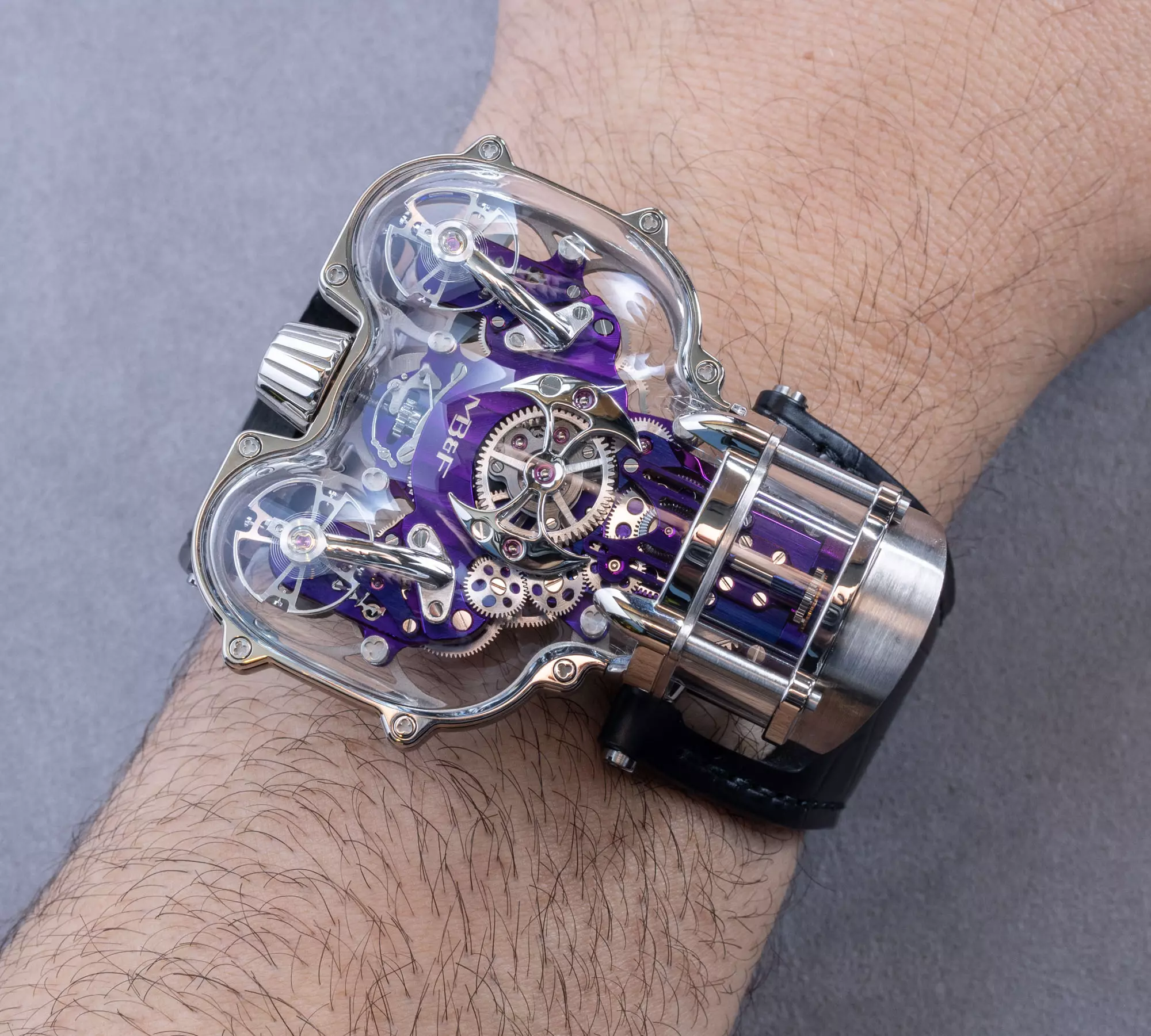 Hands-On: MB&F Horological Machine 9 Sapphire Vision HM9-SV Watch 43_1