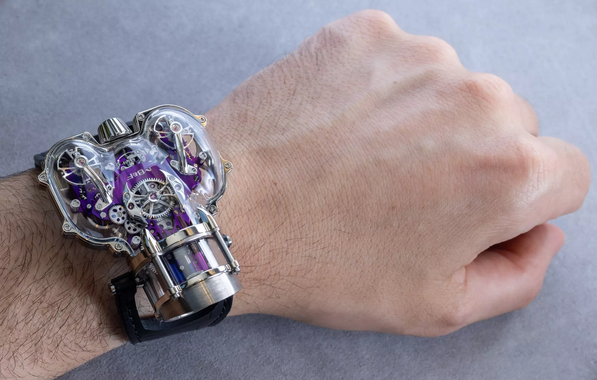 Hands-On: MB&F Horological Machine 9 Sapphire Vision HM9-SV Watch 43_3