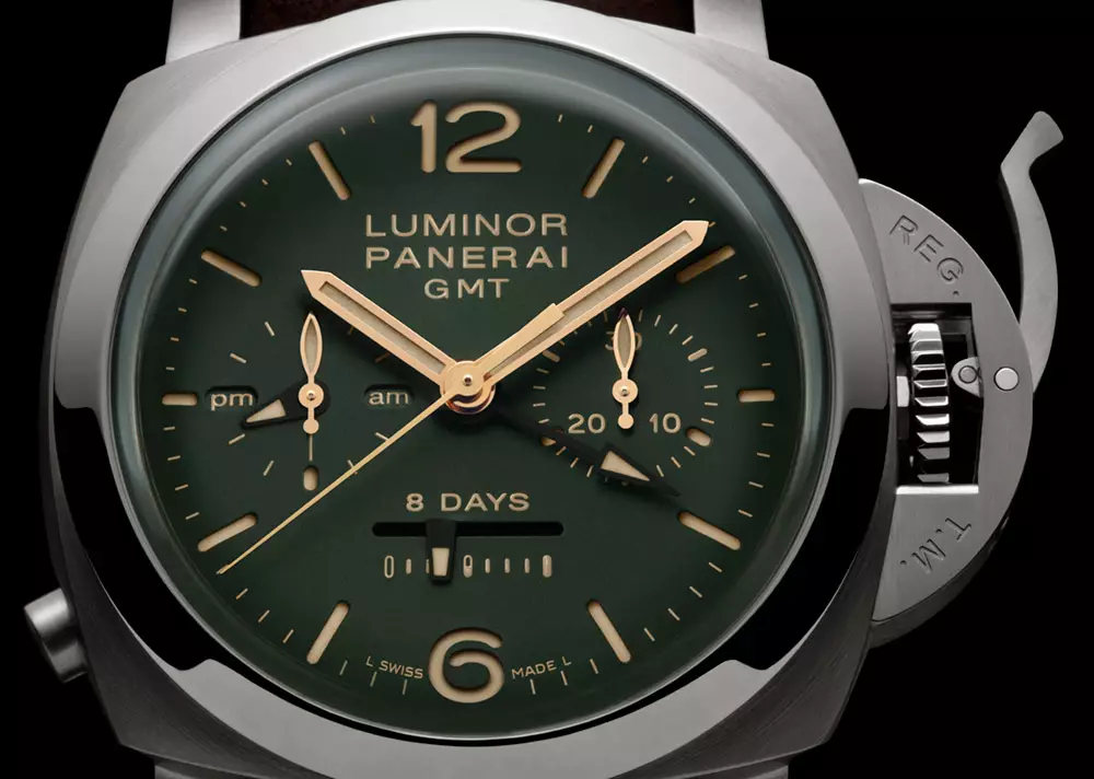 Panerai Green Dial Limited Edition PAM735, PAM736 og PAM737 Collection klokker 44872_7