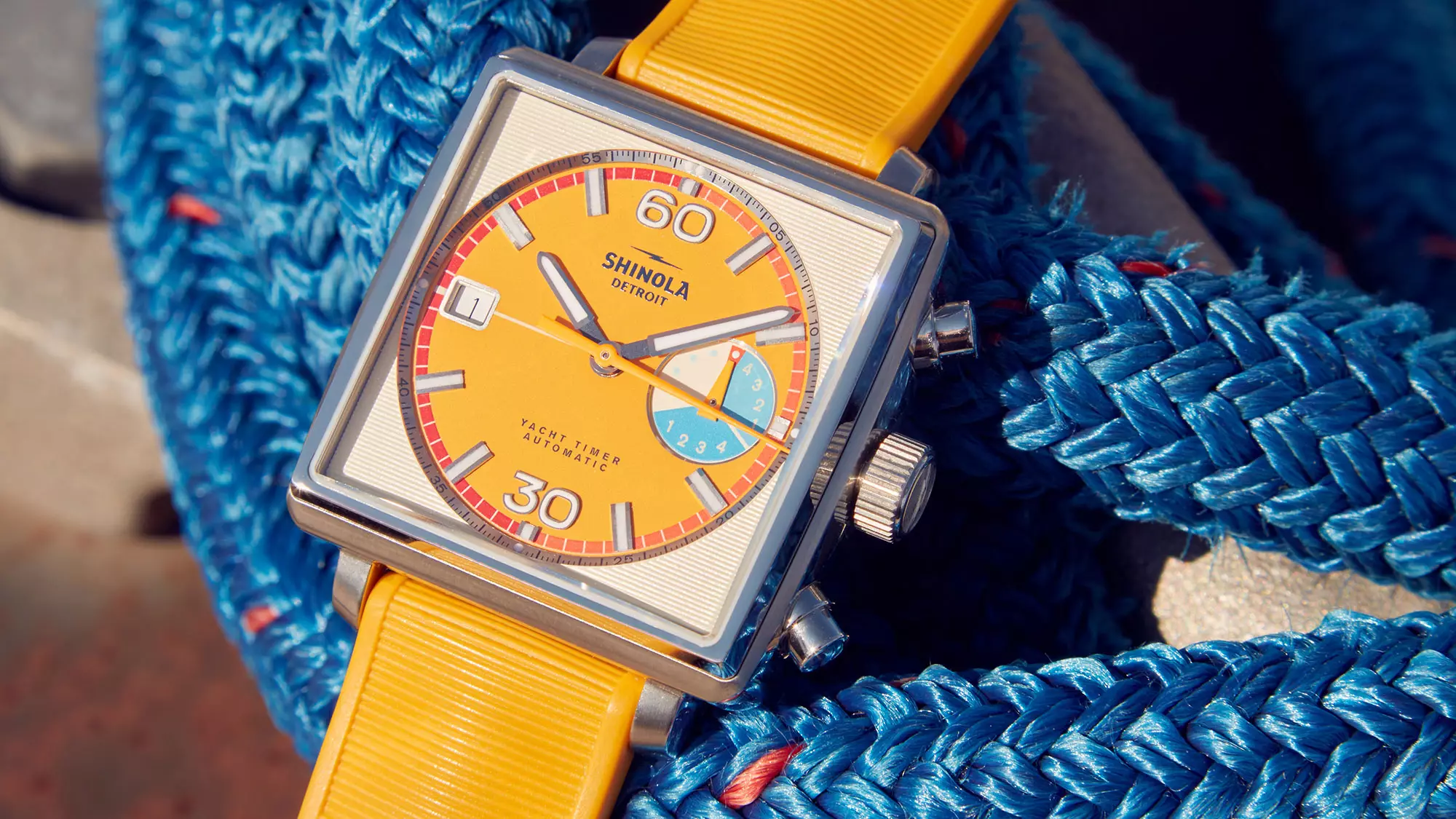 Hands-On Debut: Limited-Edition Shinola Mackinac Yacht Watch Automatic