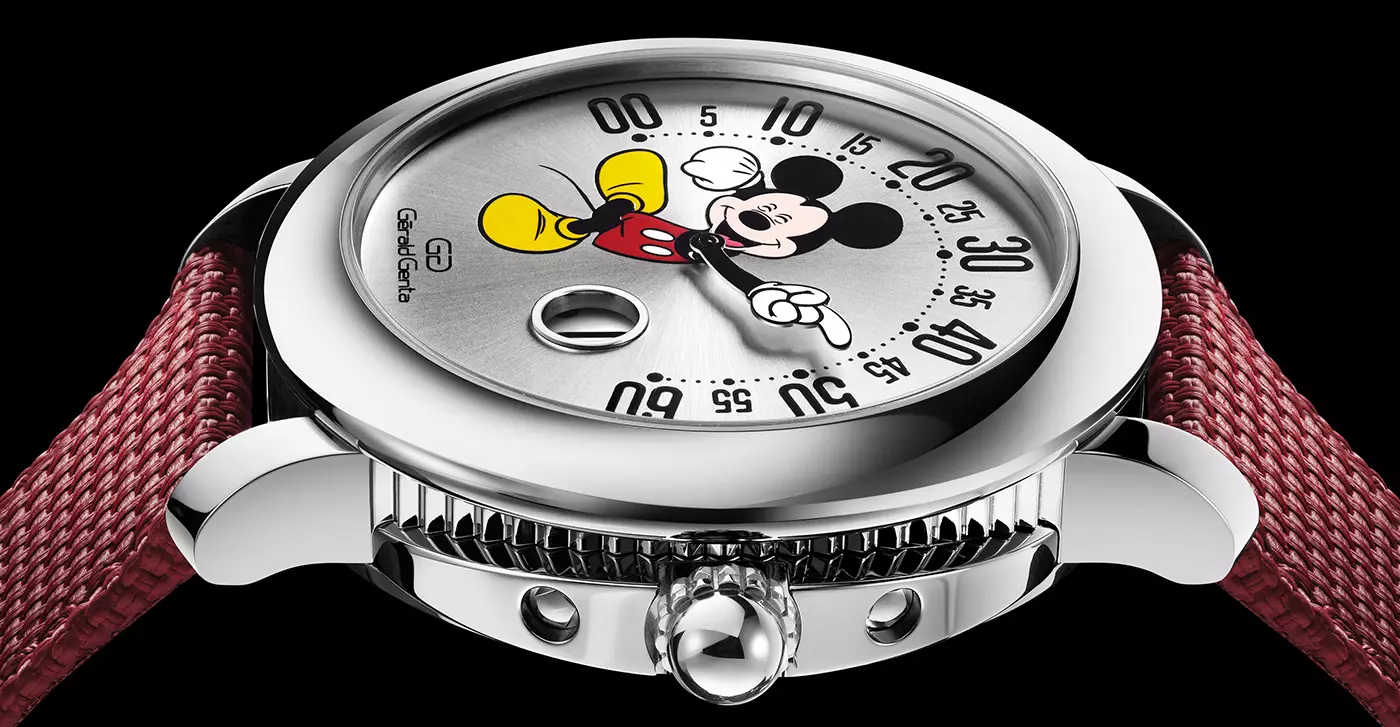 Gerald Genta Ya Bada Sanarwa Mai iyaka-Edition Arena Retro Mickey Mouse Disney Watch 4510_2