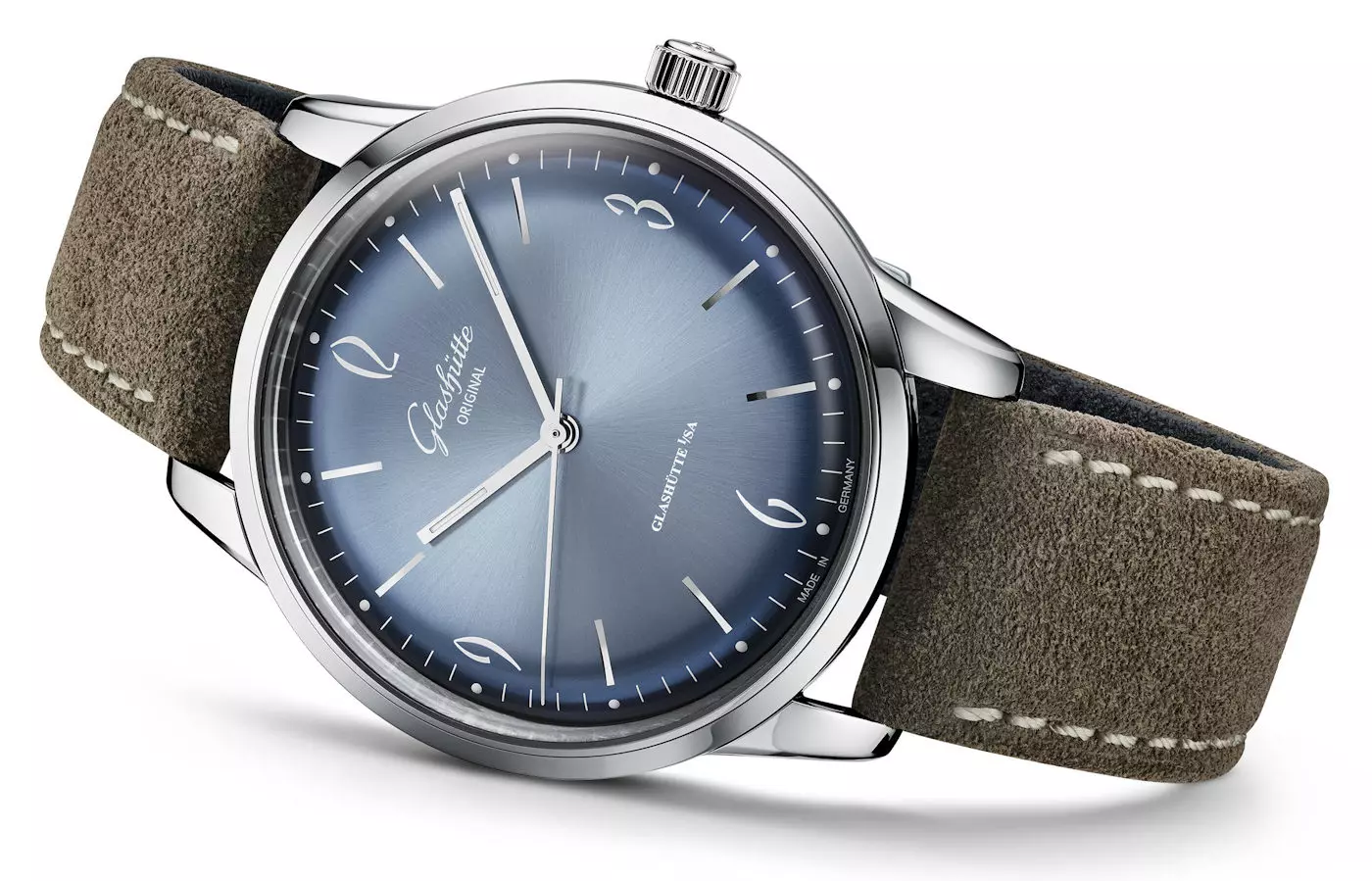 Glashütte Original представляет часы Sixties Annual Edition 2020 с синим циферблатом Glacier Blue 4555_6