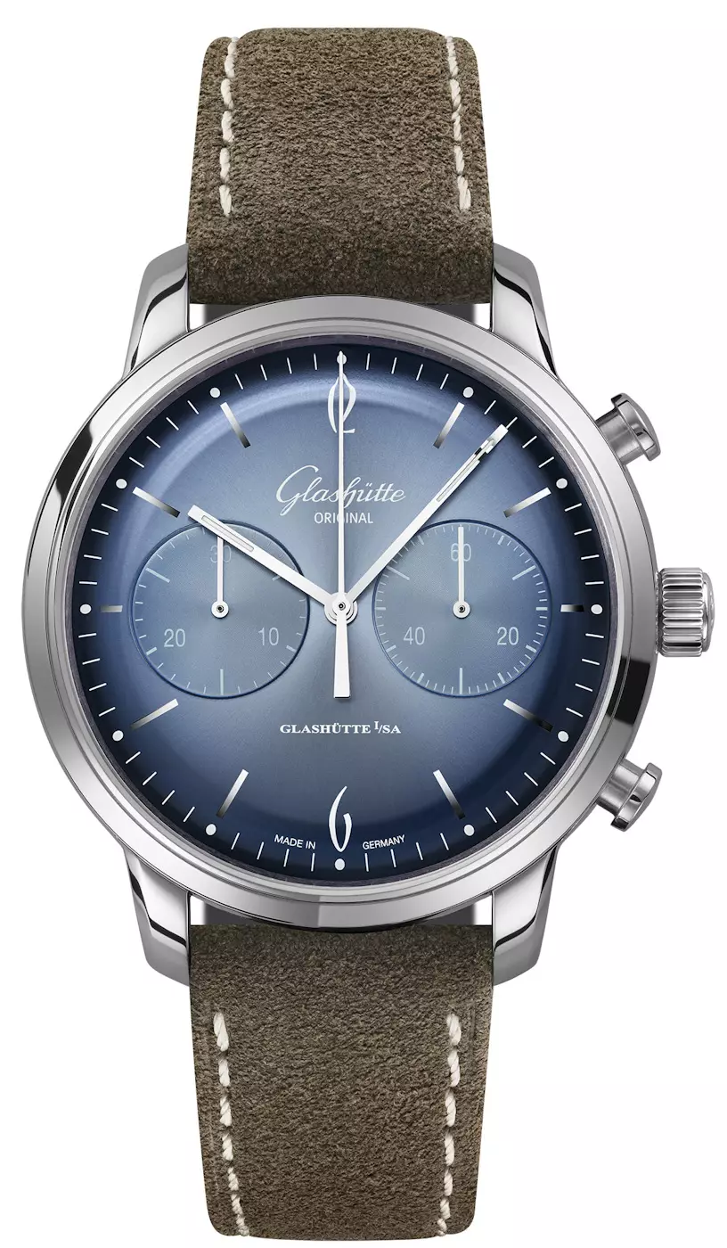Glashütte Original представляет часы Sixties Annual Edition 2020 с синим циферблатом Glacier Blue 4555_7