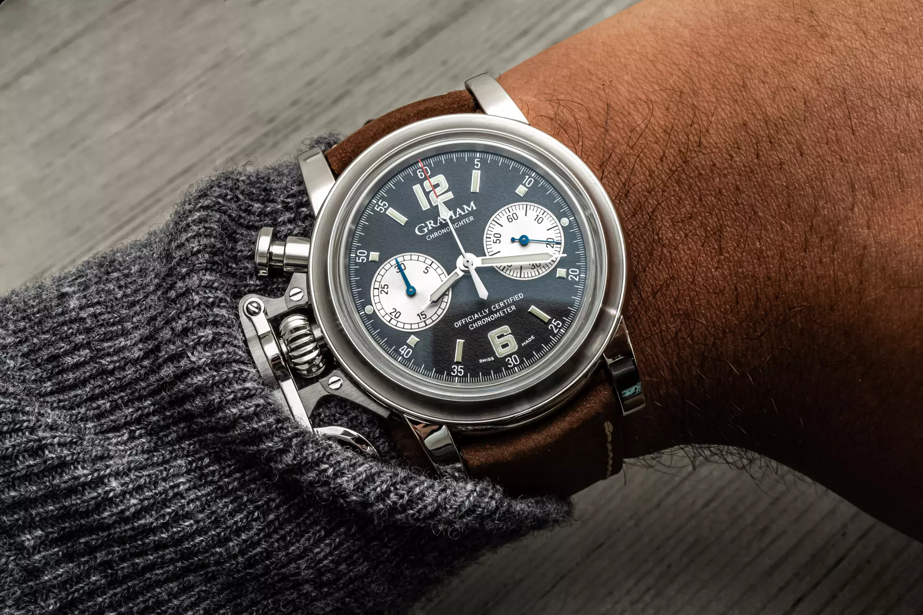 Pràctic: Rellotge d'edició limitada del 25è aniversari de Graham Chronofighter Vintage 4580_1