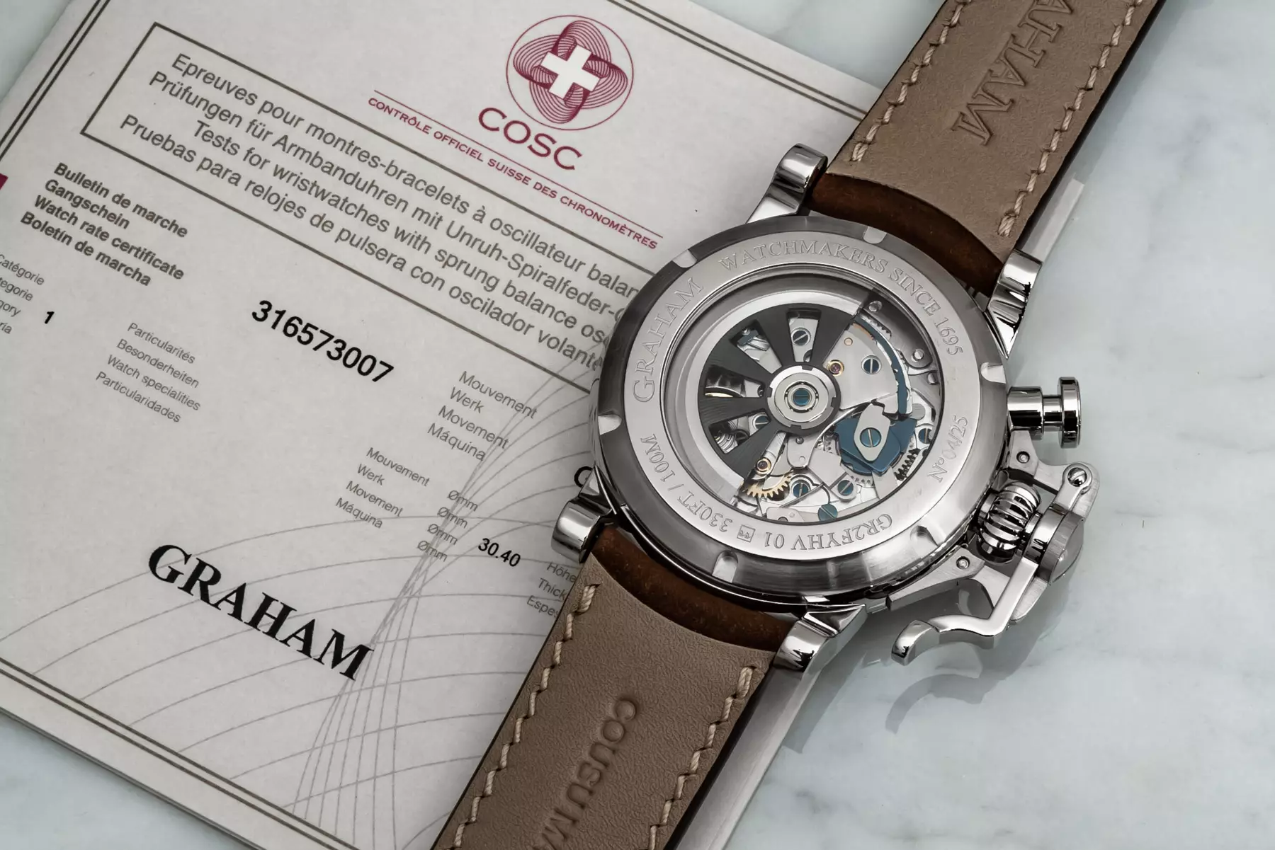 Pràctic: Rellotge d'edició limitada del 25è aniversari de Graham Chronofighter Vintage 4580_3