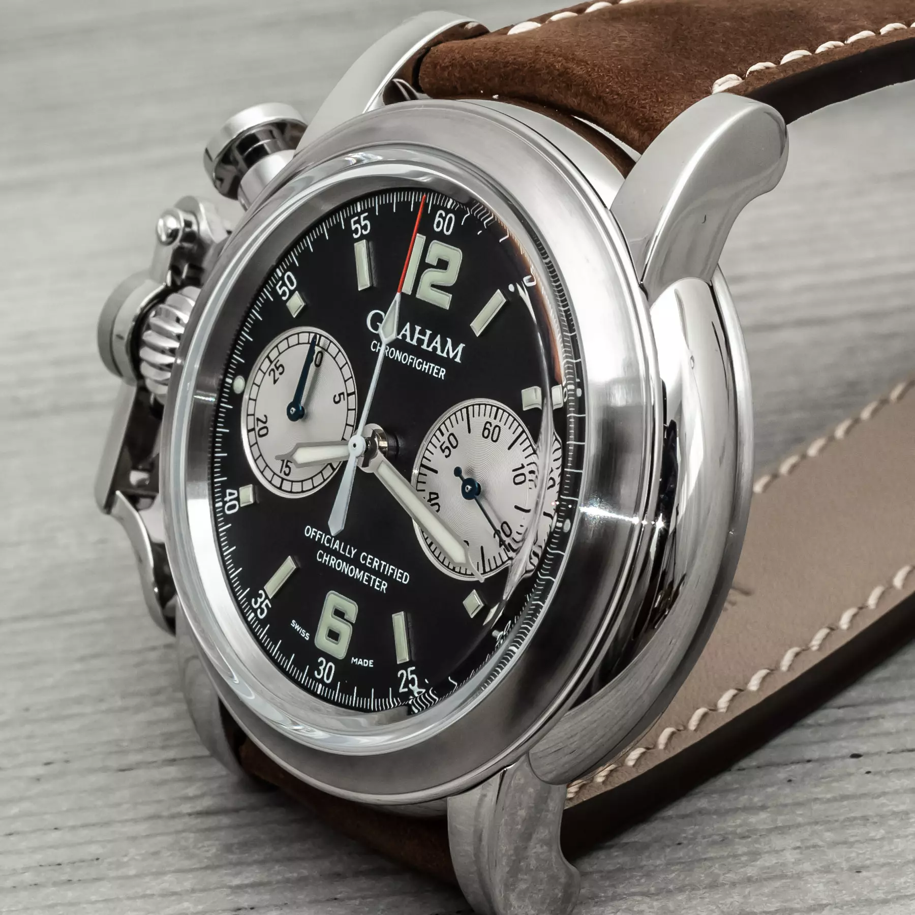 Pràctic: Rellotge d'edició limitada del 25è aniversari de Graham Chronofighter Vintage 4580_9