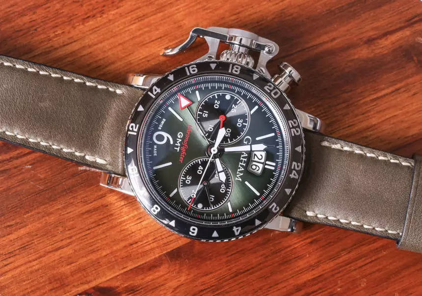 Revizuirea ceasului Graham Chronofighter Vintage GMT 4584_10