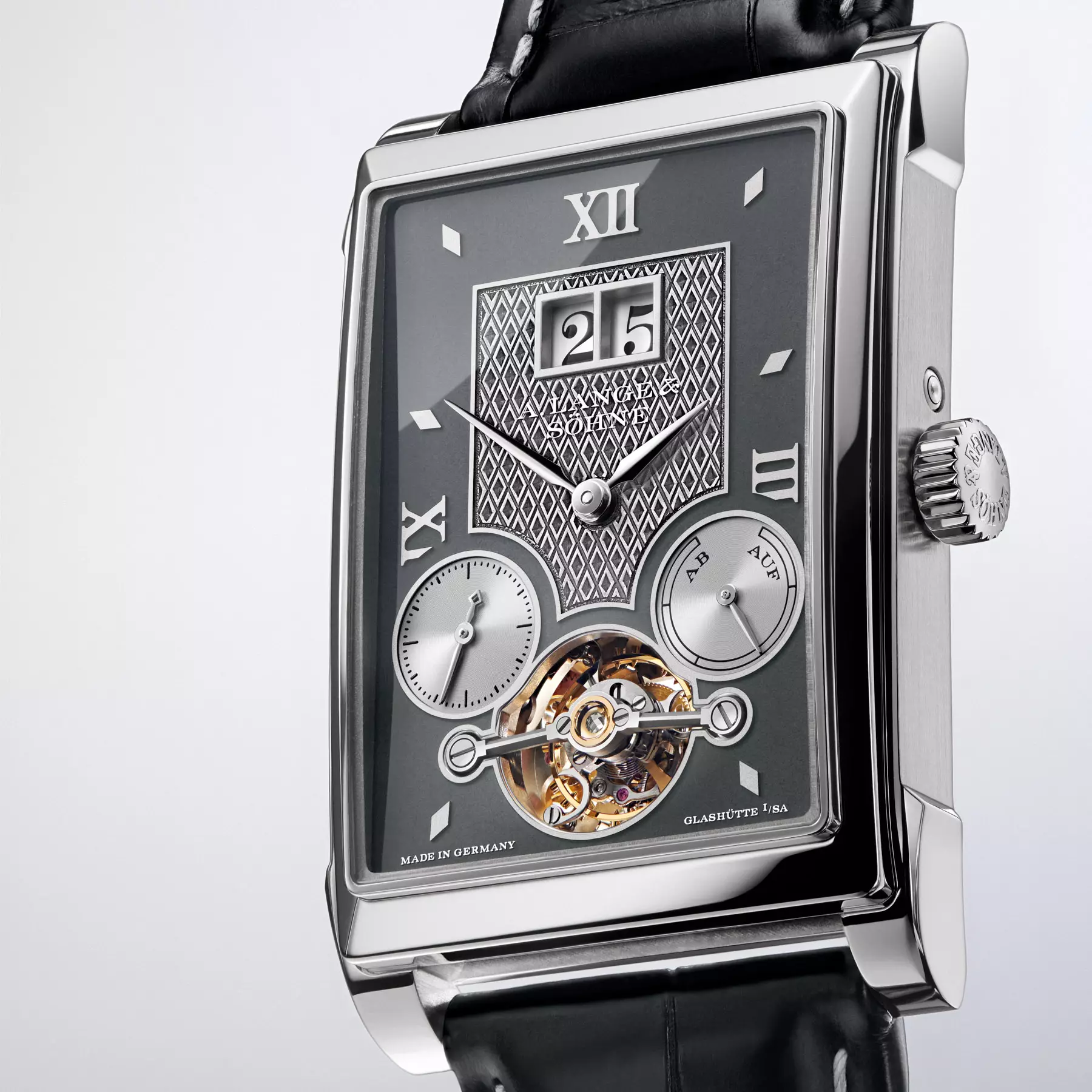 A. Lange & Söhne's Rectangular Revival s novými hodinkami Cabaret Tourbillon Handwerkskunst 45865_2