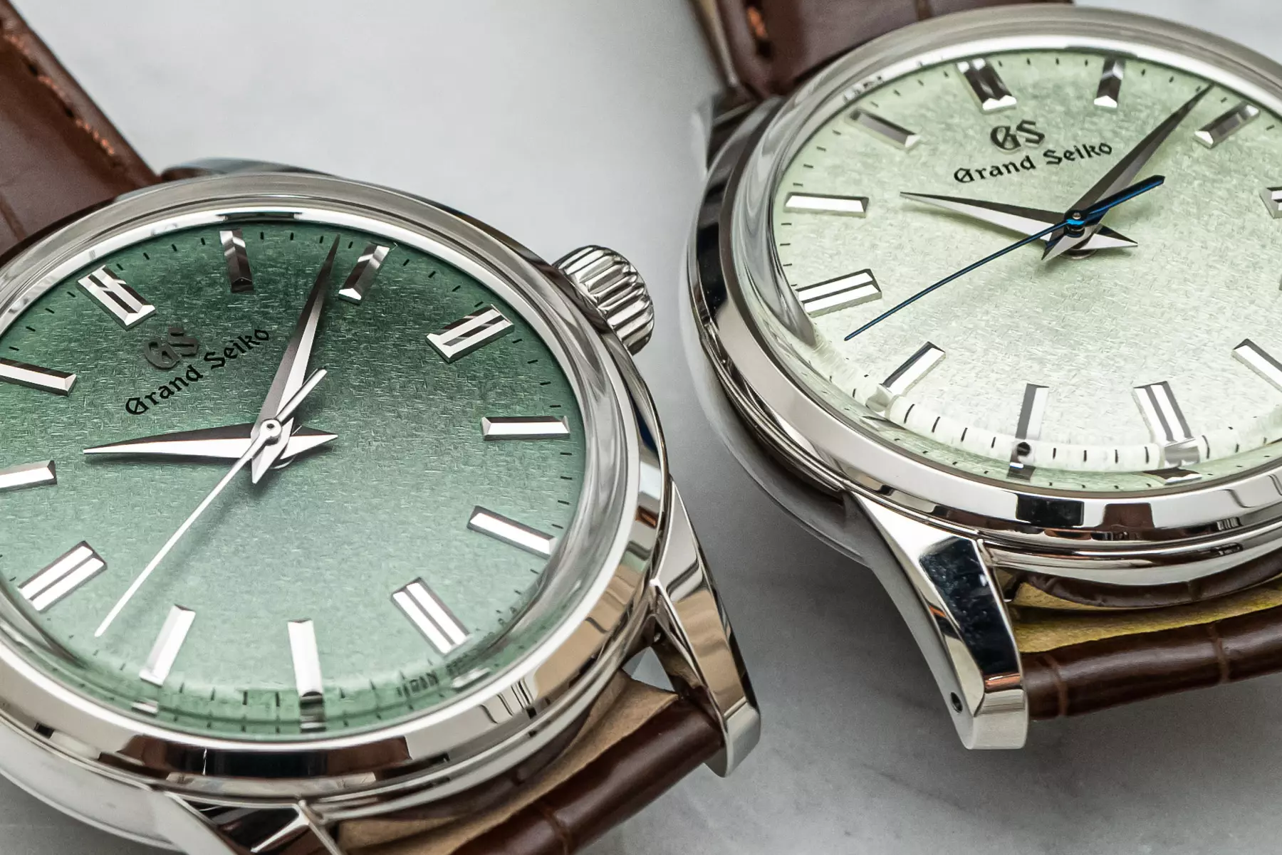 Hannu-On Farko: Grand Seiko Elegance Tarin Green-Dial Trio Amurka keɓantattun Watches 4598_2