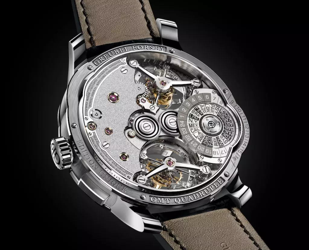 ساعت چهارگانه Tourbillon Greubel Forsey GMT 4616_3