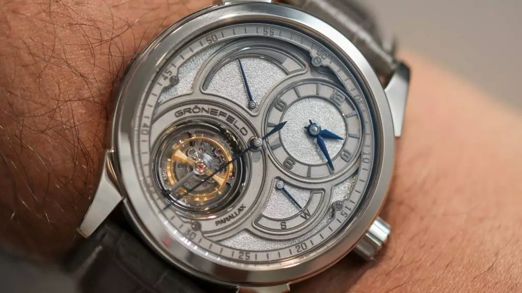 Grönefeld Parallax Tourbillon 1912 精鋼腕錶 4620_8