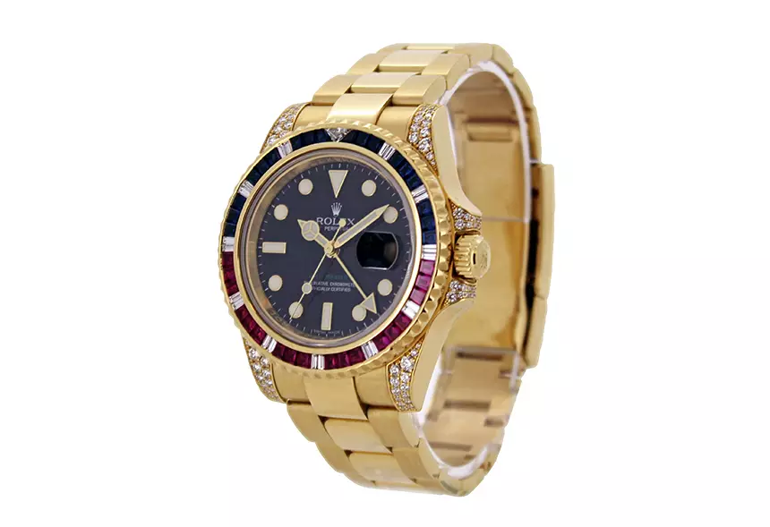 Reloxo Rolex-GMT-Master-II-Gold-Stones