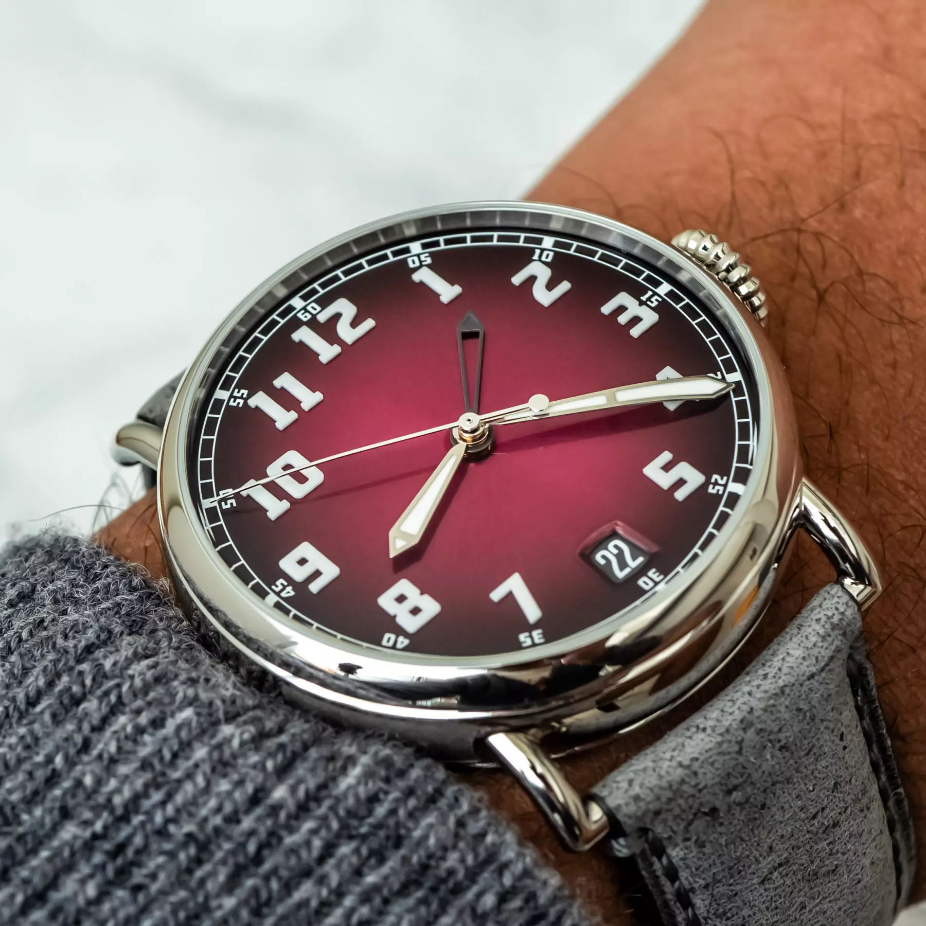 I-Hands-On Debut: H. Moser kunye ne-Cie-Time Dual-Time Heritage Travel Watch 4666_5