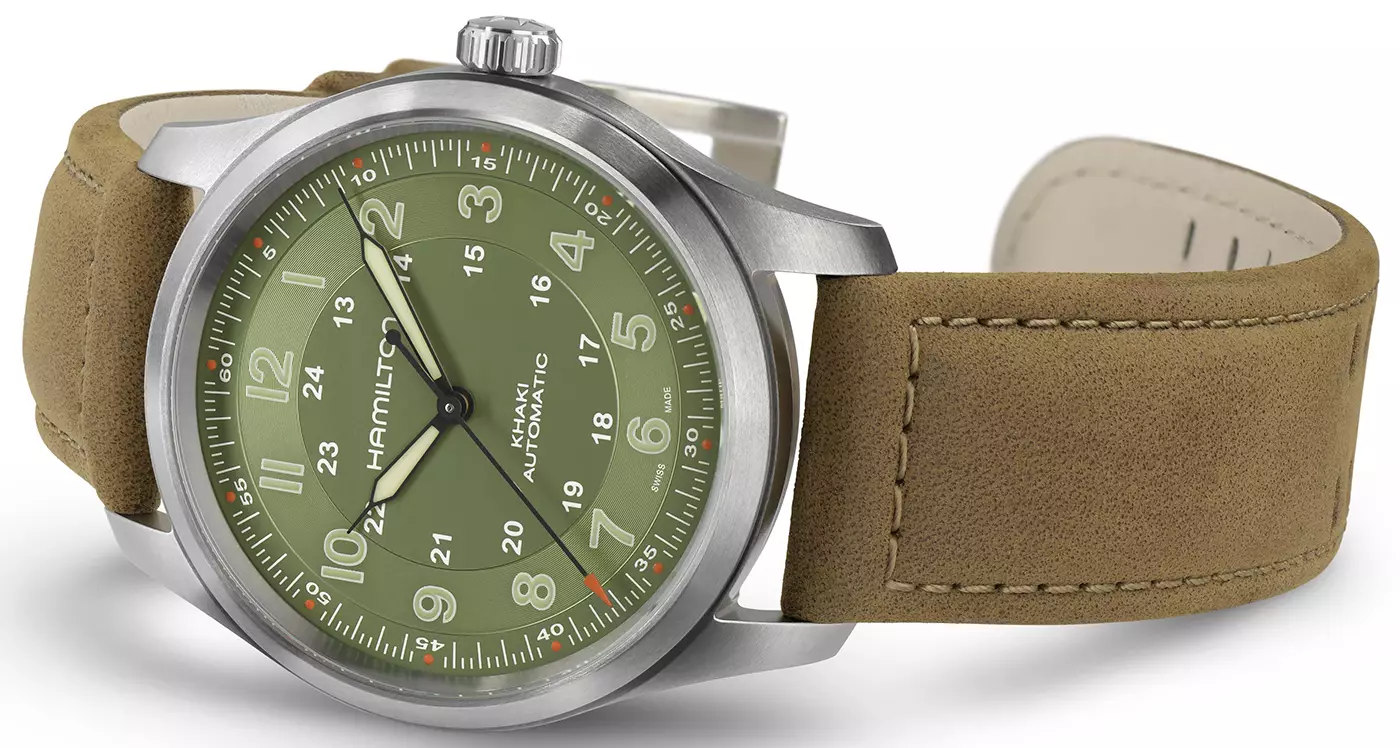 Hamilton debuteer nuwe 38mm Khaki Field Titanium outomatiese horlosies 4706_5