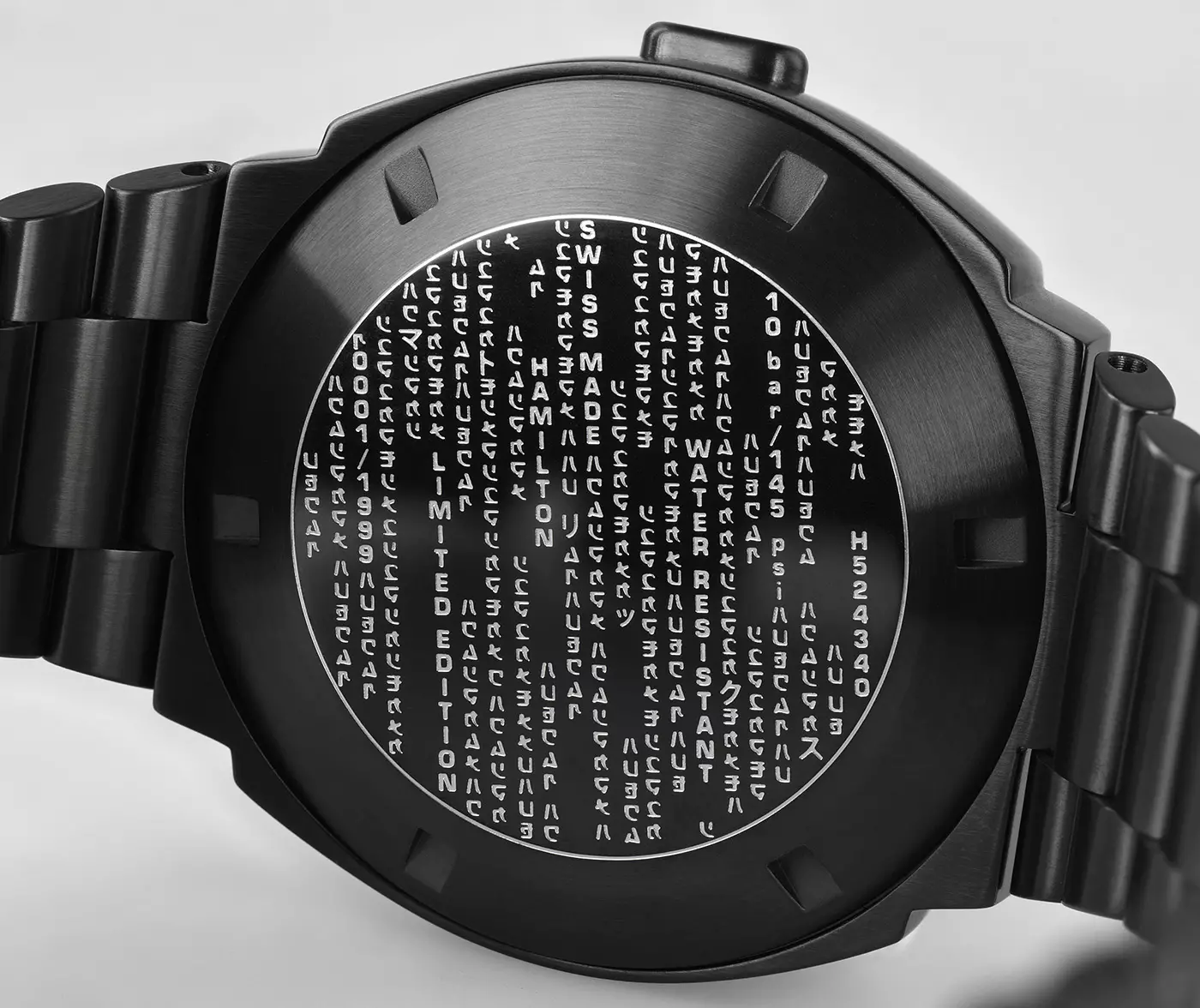 汉米尔顿推出限量版 PSR MTX 腕表，灵感来自“黑客帝国” 4709_4