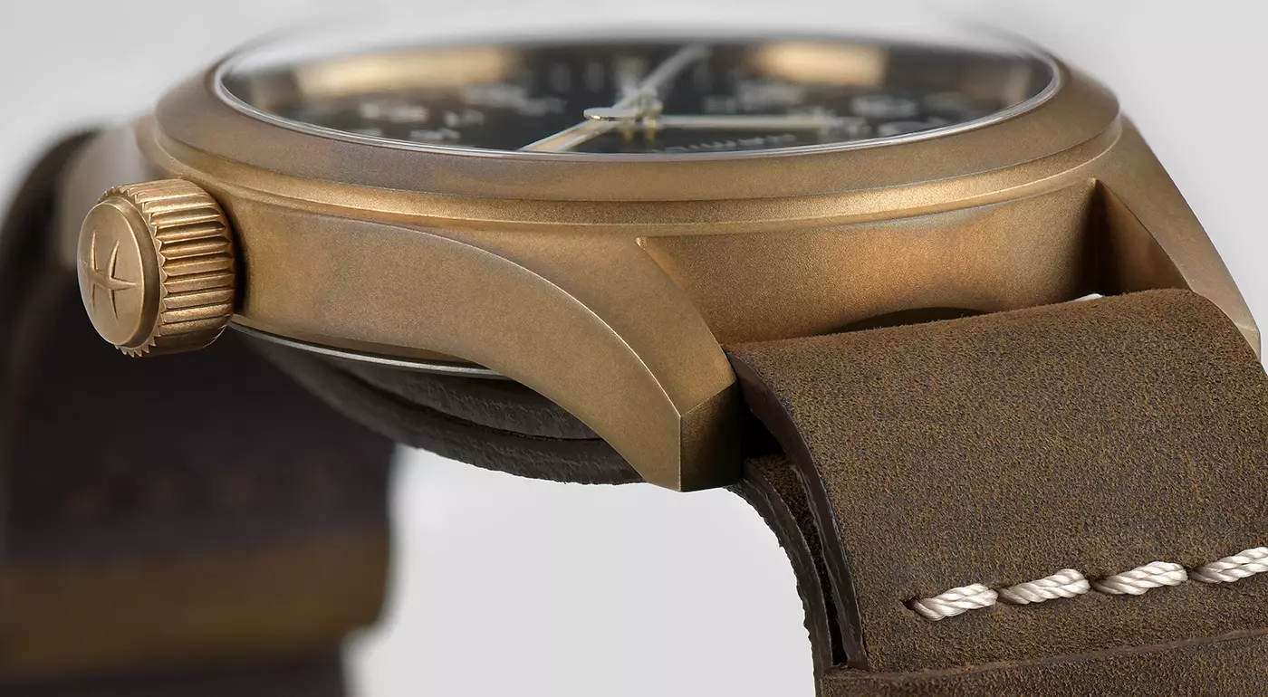 Hamilton Faʻasalalau Khaki Field Mechanical Bronze Watch 4714_2