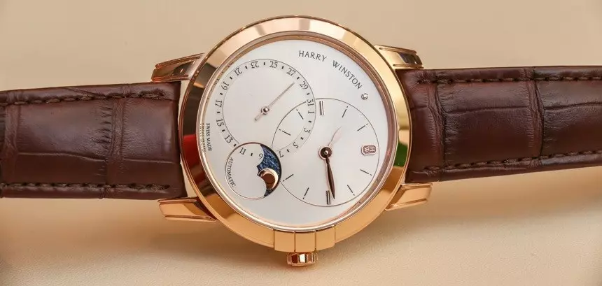 Часы Harry Winston Midnight Date Moon Phase с автоподзаводом