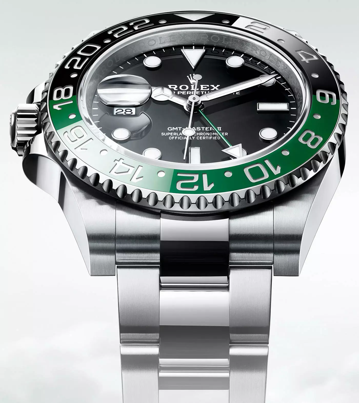 Kallon Farko: Rolex Debuts GMT-Master II Tare da Kambin Hannun Hagu Da Kore/ Black Bezel 4797_2