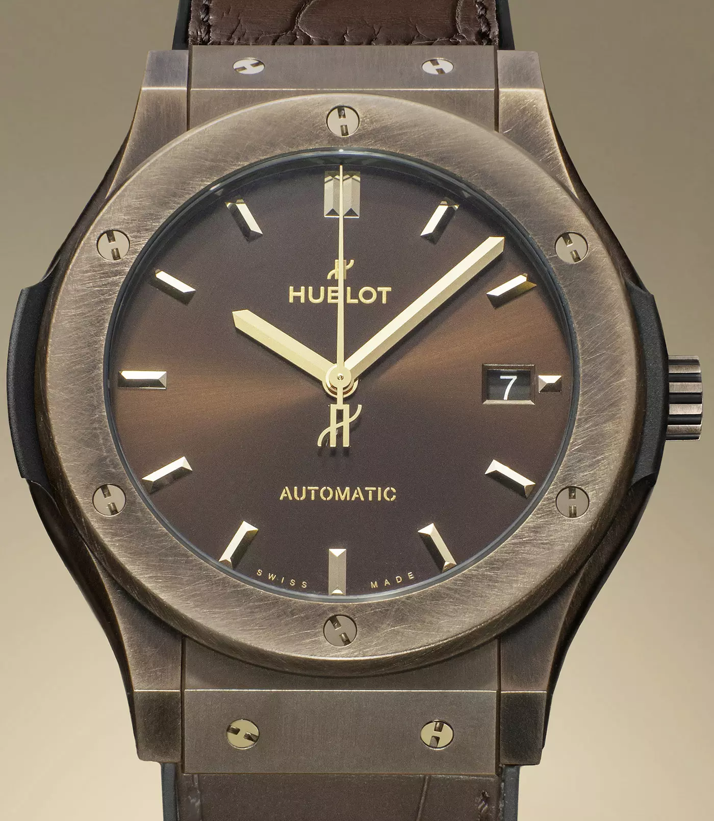 U-Hublot Uqala Iwashi Le-U.S.-Exclusive Limited-Edition Classic Fusion 45mm Bronze Brown Watch 4863_3