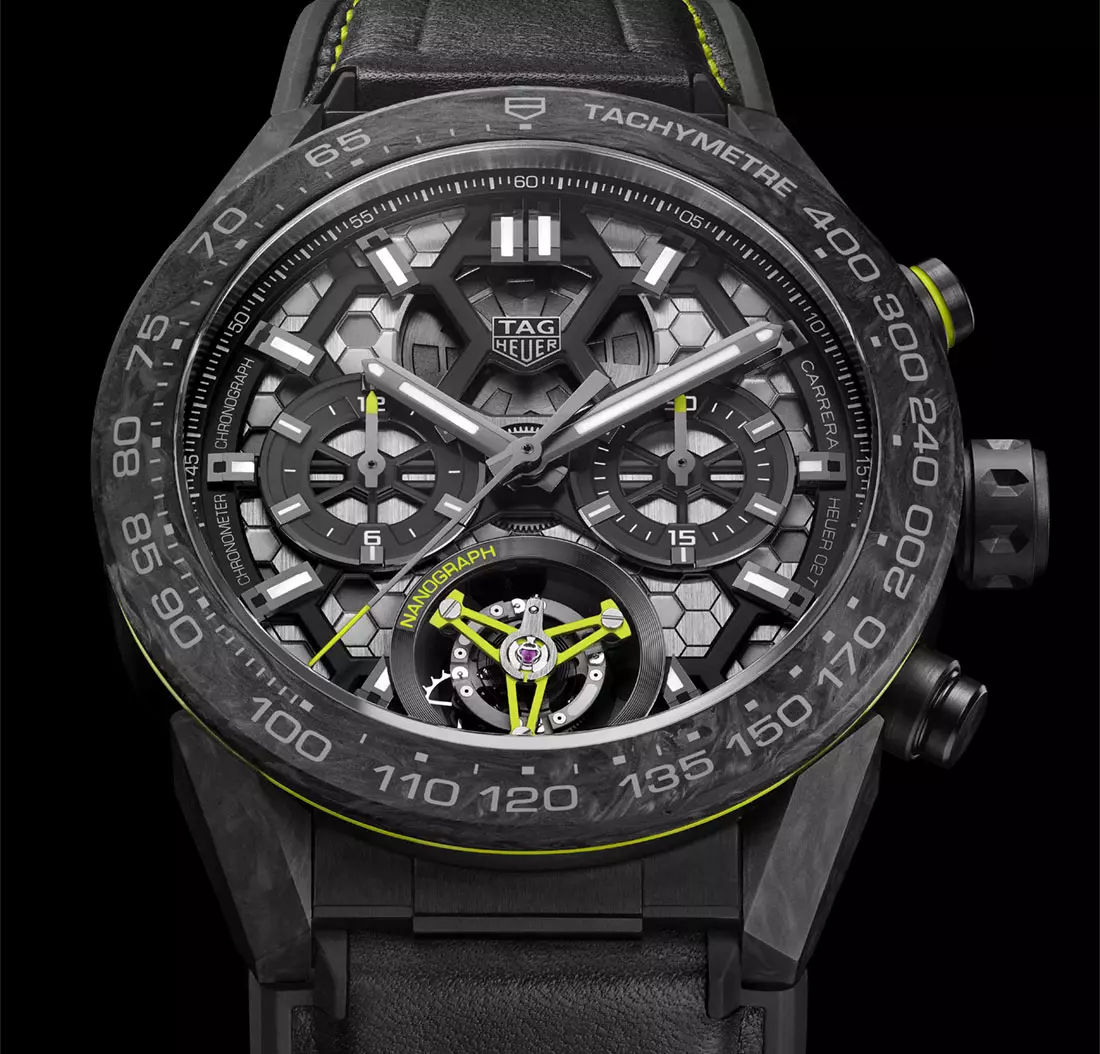 នាឡិកាម៉ាក TAG Heuer Carrera Calibre Heuer 02T Tourbillon Nanograph