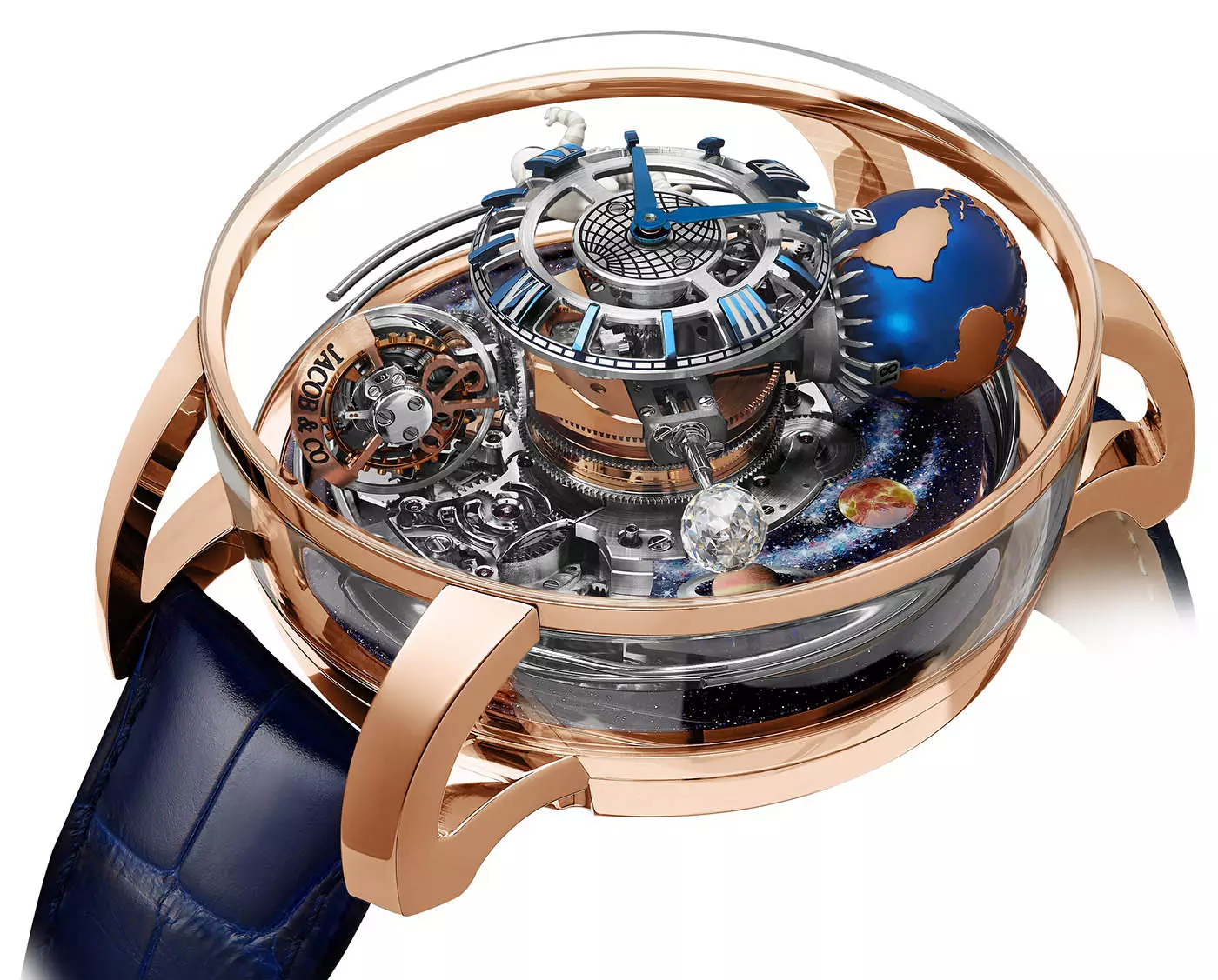 Jacob & Kie. Onthul Beperkte Uitgawe Astronomia Maestro Worldtime Watch 4953_2