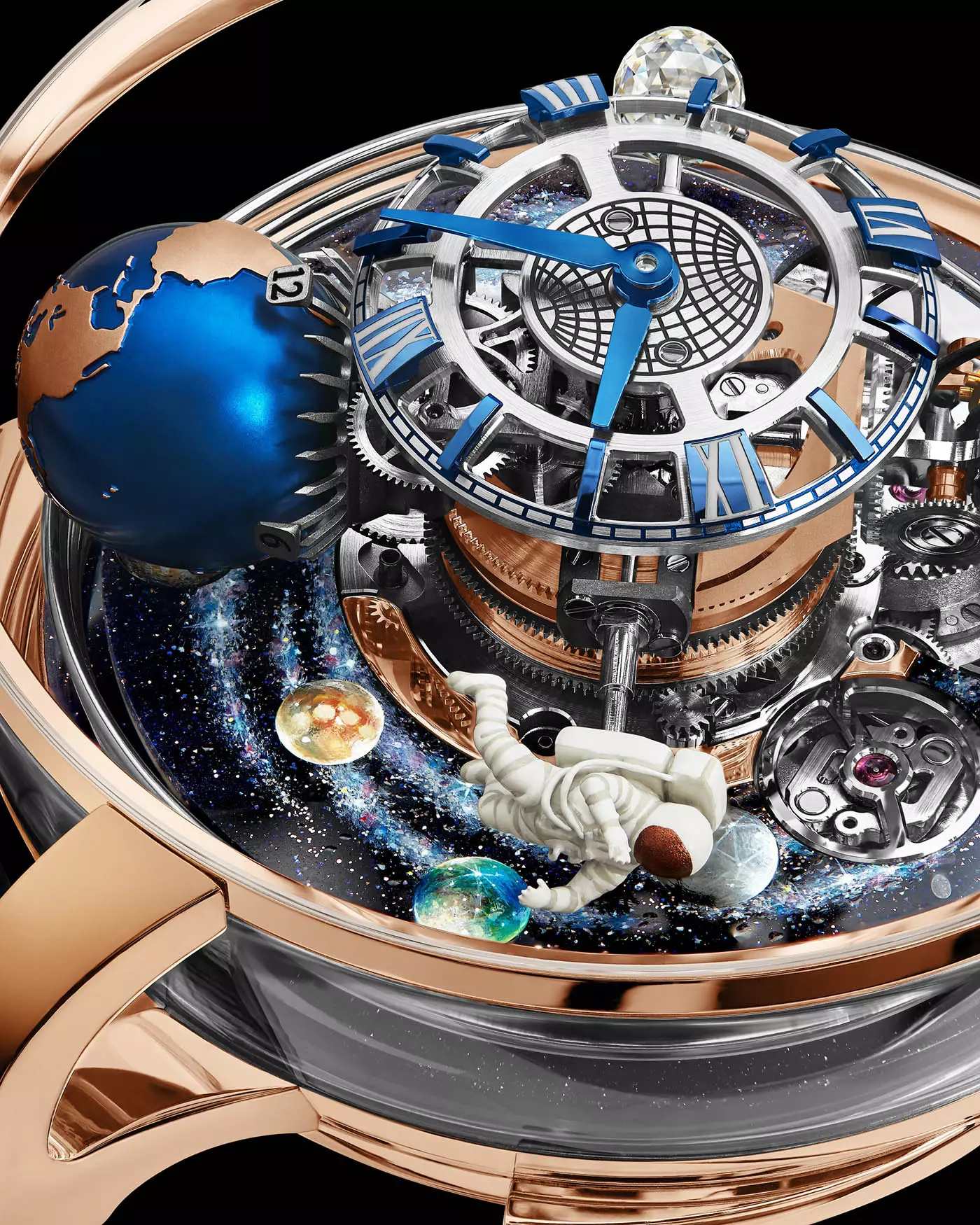 Jacob & Co. Нашри маҳдуди Astronomia Maestro Watch Worldtime-ро намоиш медиҳад 4953_3