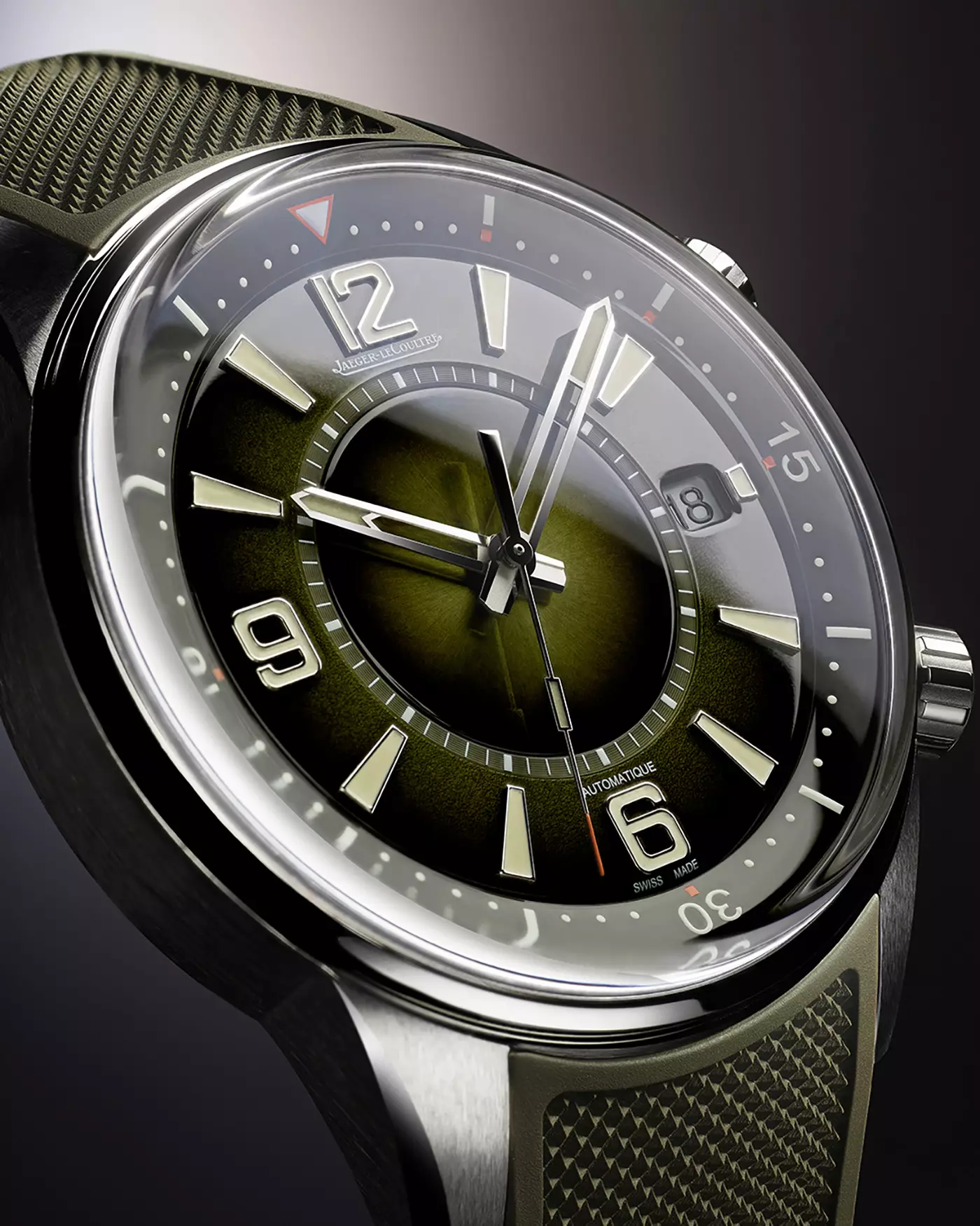 Jaeger-LeCoultre debuton Polaris Date Watch në jeshile 4960_1