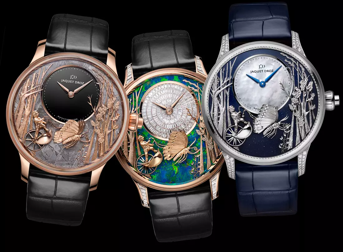 Jaquet Droz Anoda Butterfly Automaton lineup 2018