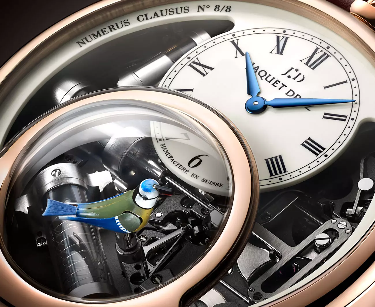 Jaquet Droz encantador relógio de pássaros para 2018 4977_4