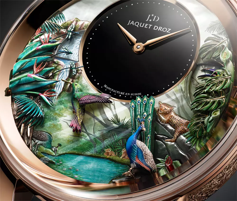 Jaquet Droz Hegazti Tropikalen Errepikatzaileen Erlojua 4980_2