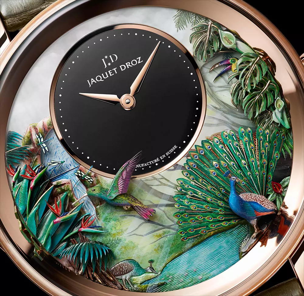 Jaquet Droz Tropiki guşlary gaýtalaýan sagat 4980_4