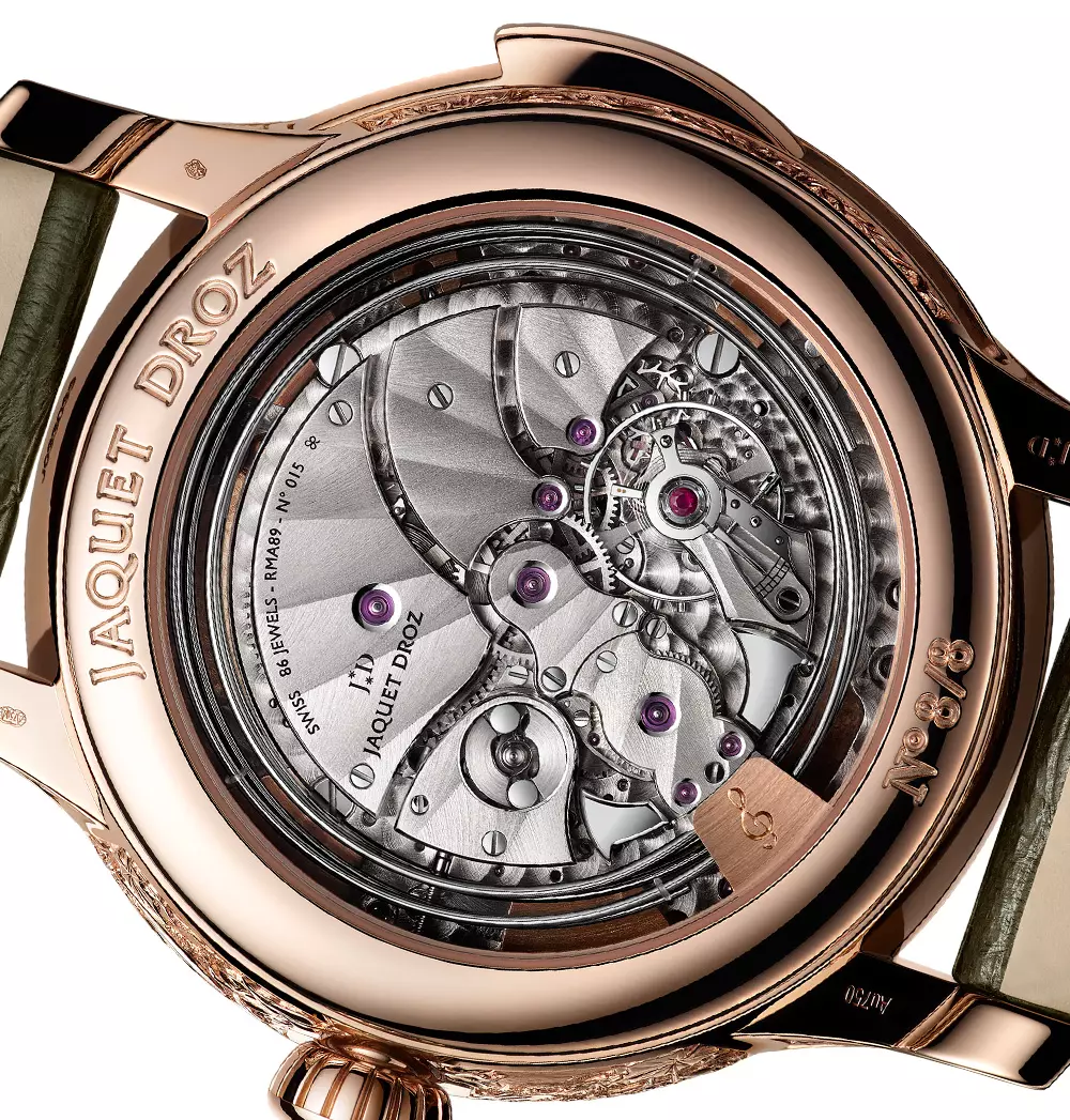 Jaquet Droz Tropiki guşlary gaýtalaýan sagat 4980_5