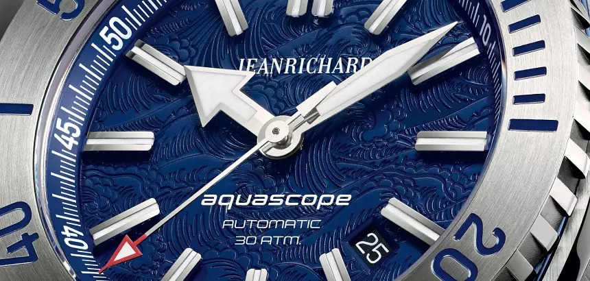 Jeanrichard-Aquascope-Hokusai-gorm-tSeapáin