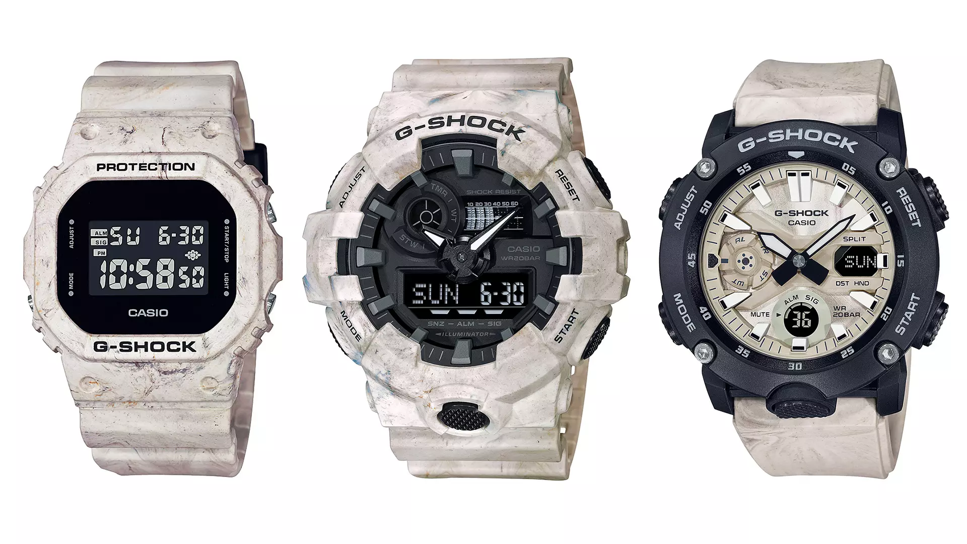 Casio G-Shock Utility мәрмәр сериясен игълан итә 50094_1