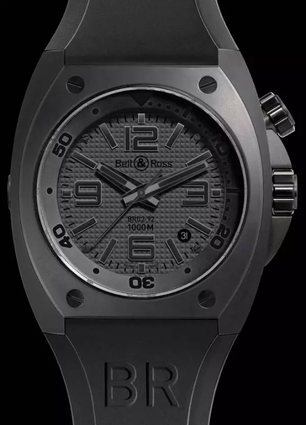 Bell & Ross BR02-92 Carbon Fiber Ndi Mawotchi a Phantom 50362_3