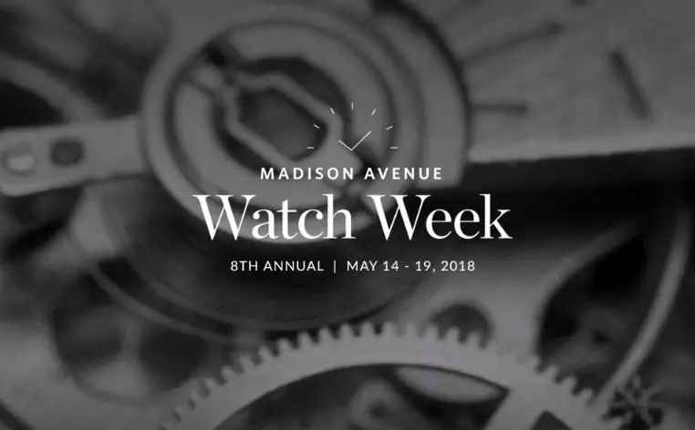 Madison Avenue Watch Week 14.-19. maí 2018 í New York borg 51097_1