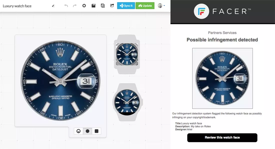 Facer 4.0 Smartwatch Faces avec des cadrans «officiels» des marques de montres traditionnelles 51956_6