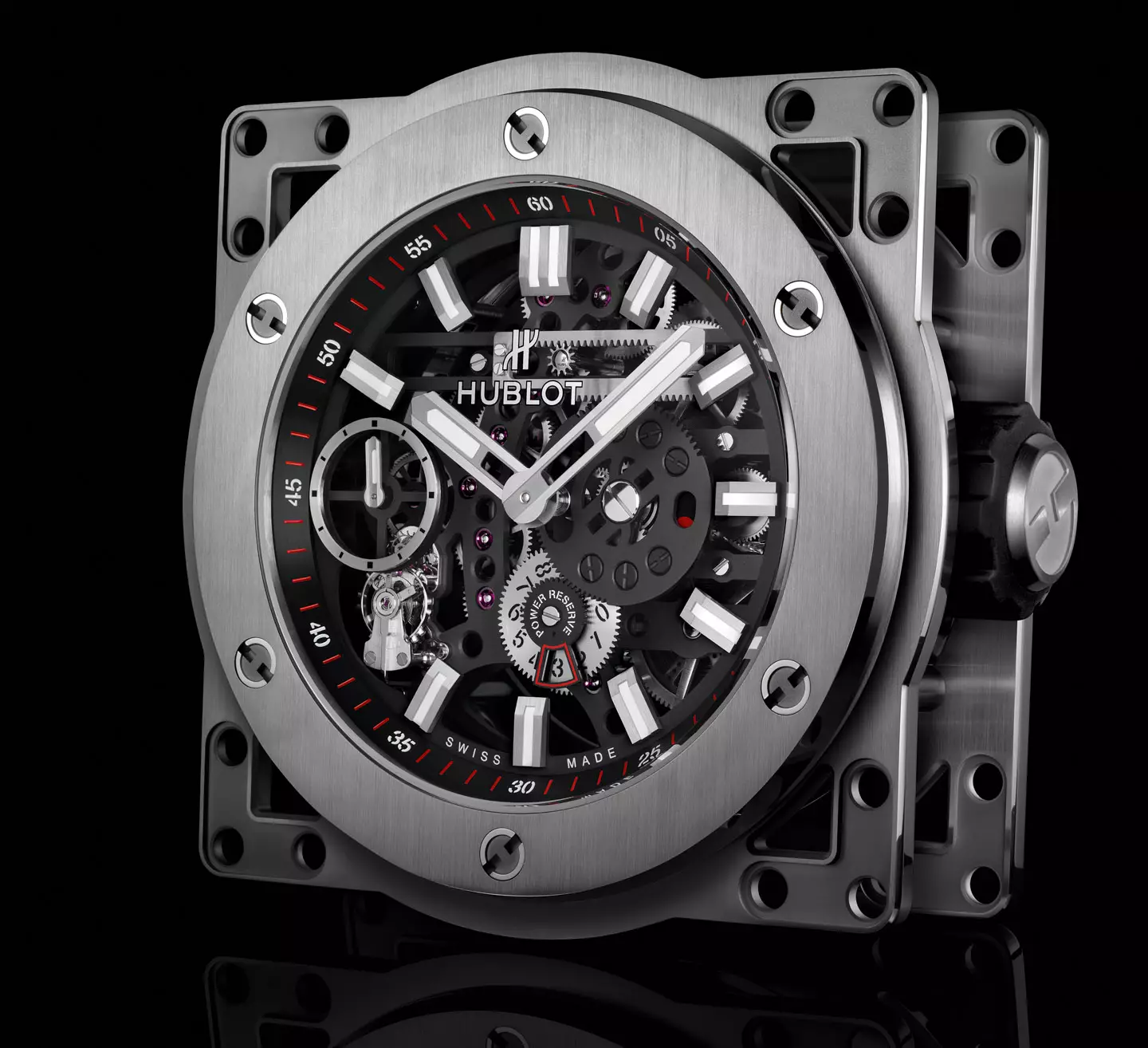 Hublot MECA-10 laikrodis yra didžiausias rankinio laikrodžio modelis 5242_1