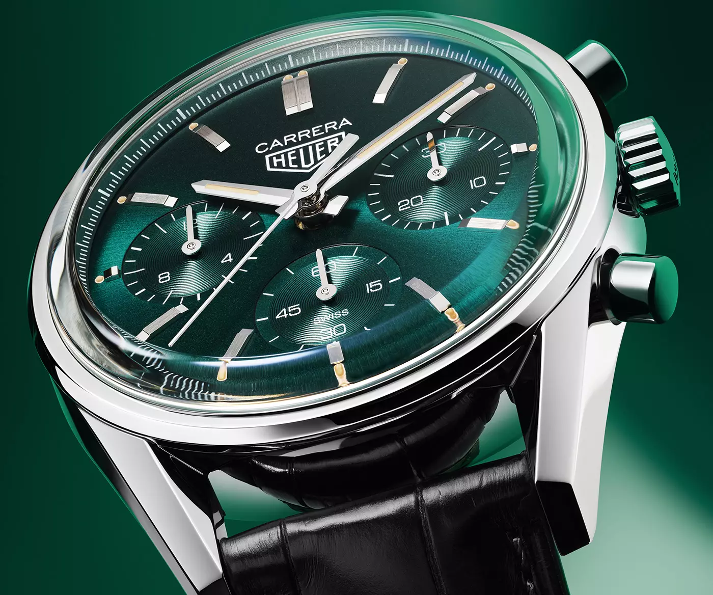 TAG Heuer ने कैरेरा ग्रीन स्पेशल एडिशन वॉच का अनावरण किया 5335_5