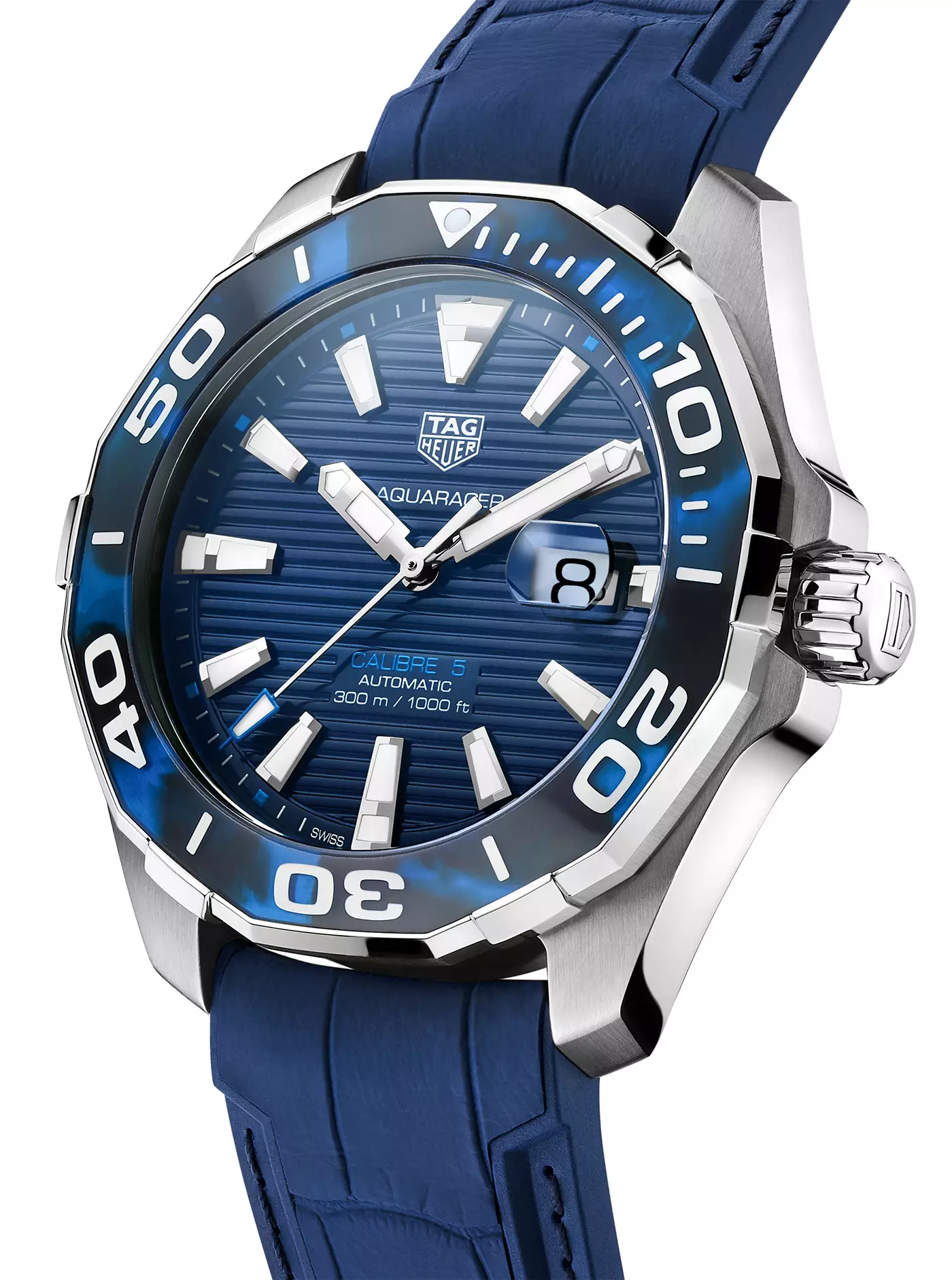 TAG Heuer Modelên Nû yên Aquaracer ên Çapa Taybet Bi Bezelên Tortoise Shell Ragihand 5342_3