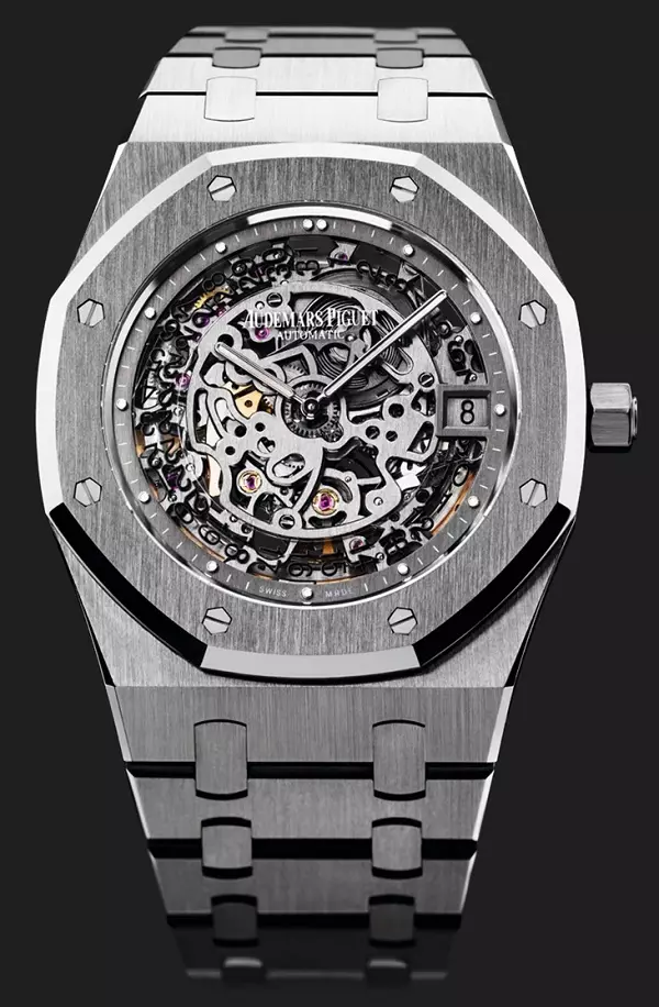 Audemars Piguet áttört extra vékony királyi tölgy karórák kézi kézre 53835_6