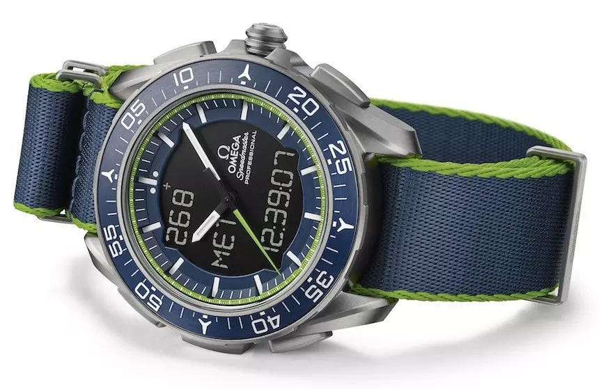 Omega-Speedmaster-Skywalker-X-33 Solar-Impulse-Limited-Edition-biru-ijo-1