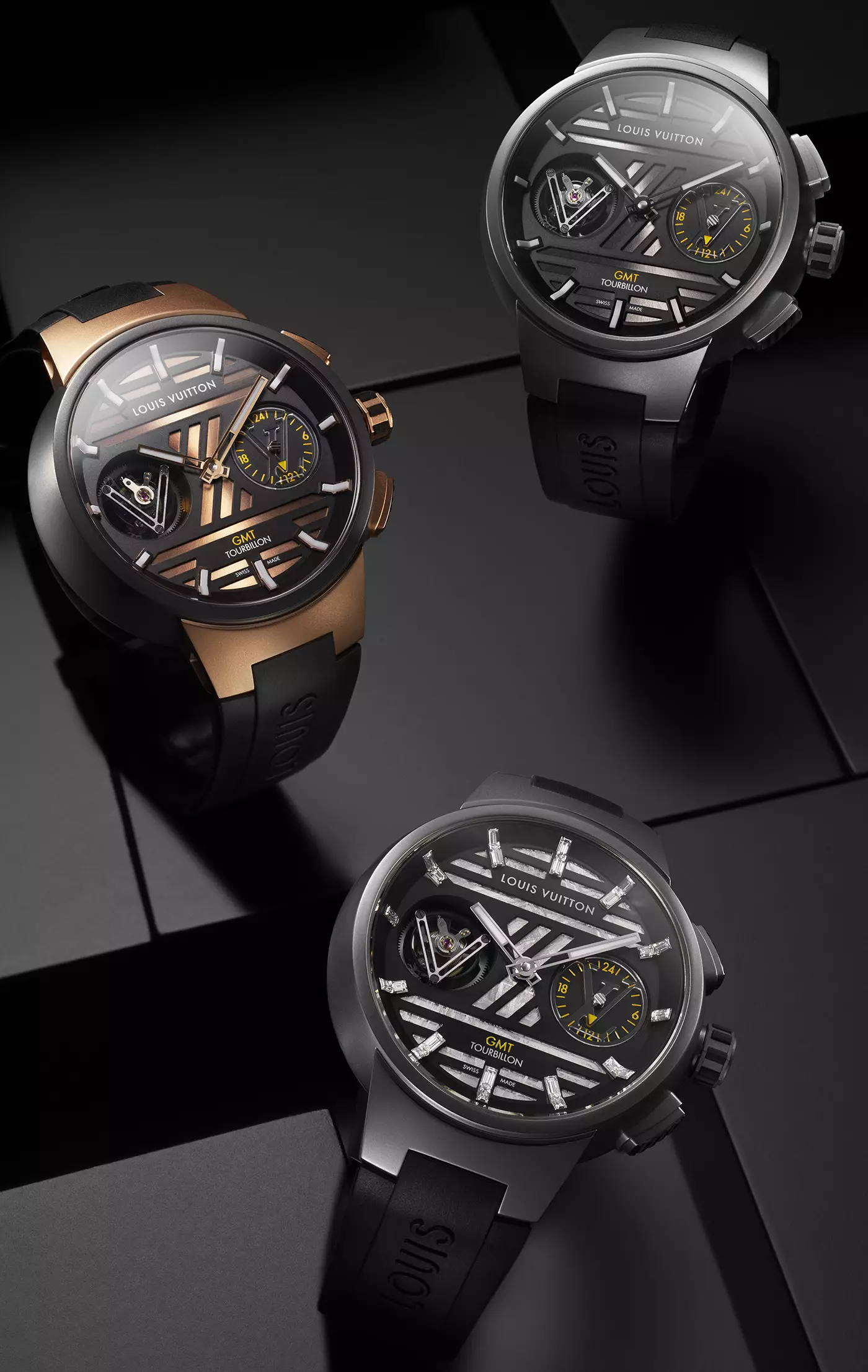 Louis Vuitton Tambour Curve GMT Flying Tourbillon ඔරලෝසු මාලාව එළිදක්වයි 5468_5