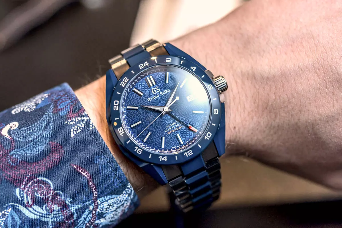 Grand Seiko Blue Ceramic Hi-Beat GMT 'Special' Məhdud Buraxılış SBGJ229-A Hands-On | Səhifə 2/2 55285_6