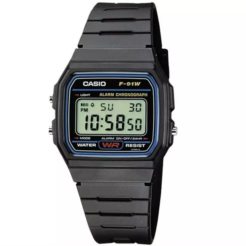 Casio-F-91W käekell