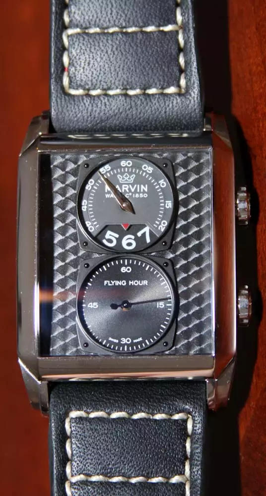 Marvin Malton 160 Rectangular Flying Hour Watch Review 5585_4
