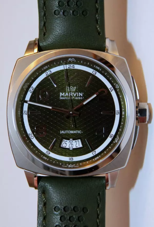 Marvin Malton 160 Cushion Khaki Watch Review 5587_7