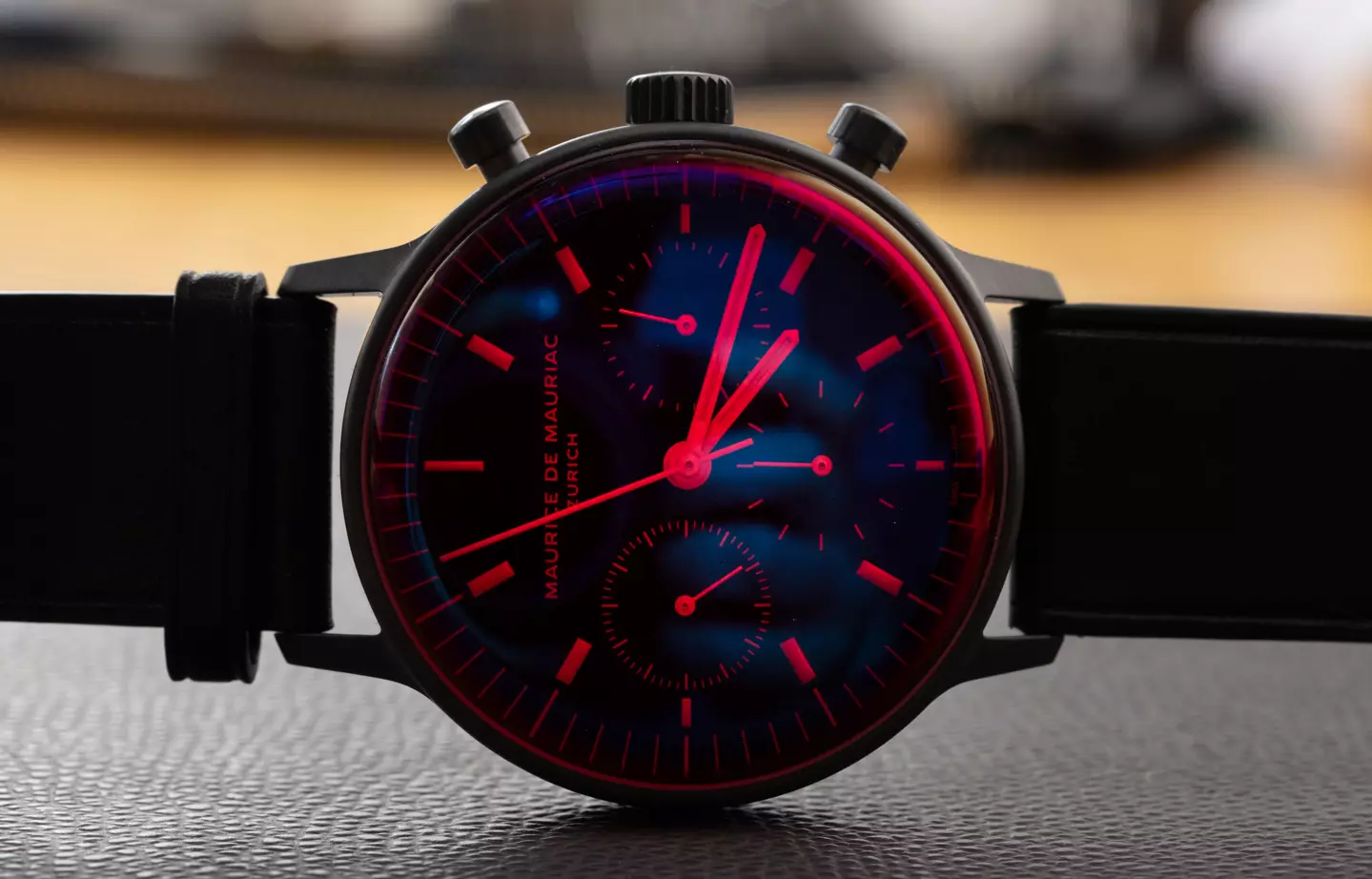 Reseña del reloj: Maurice de Mauriac L3 Chronograph Red Crystal 5595_3