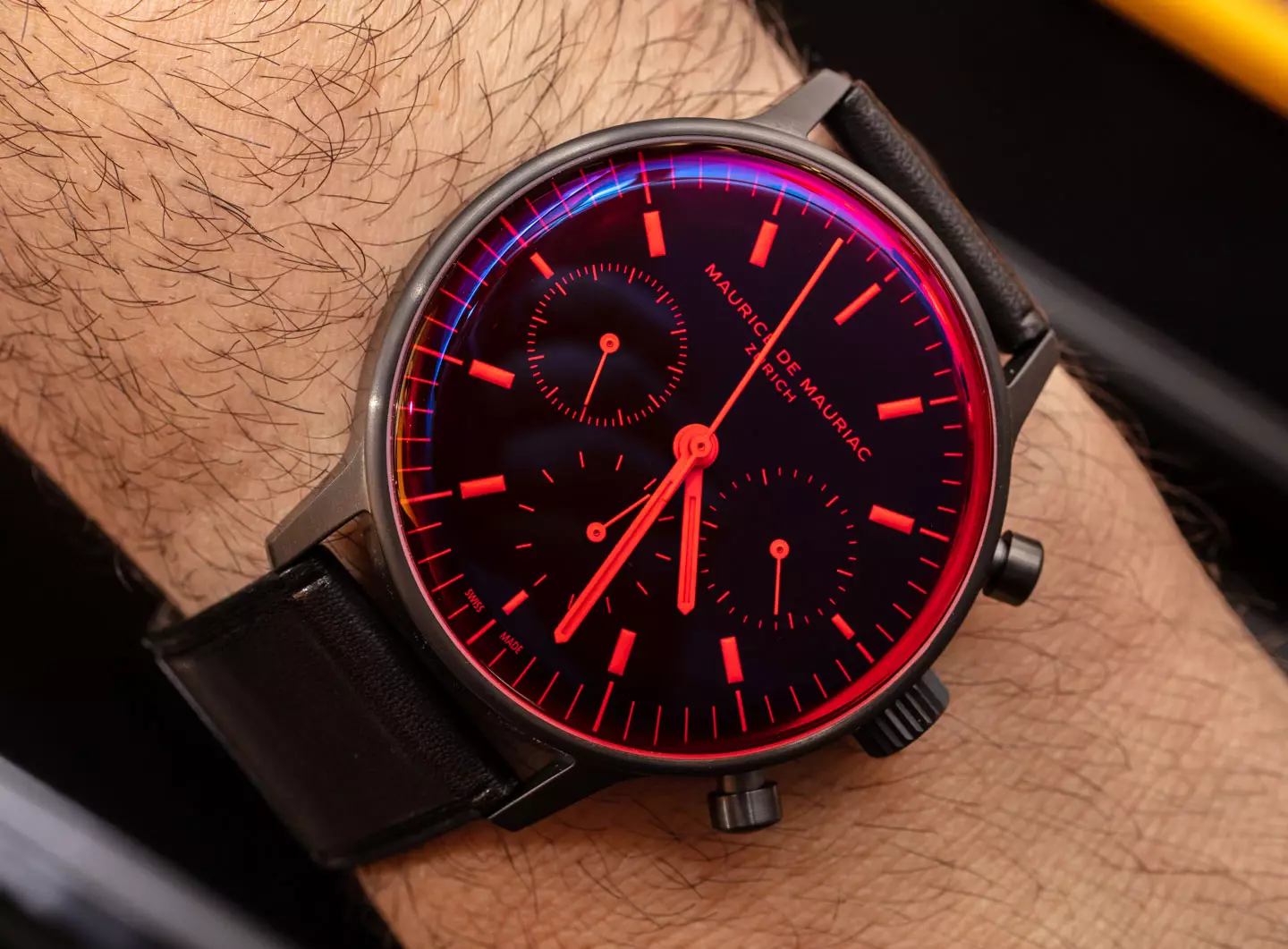 Reseña del reloj: Maurice de Mauriac L3 Chronograph Red Crystal 5595_8