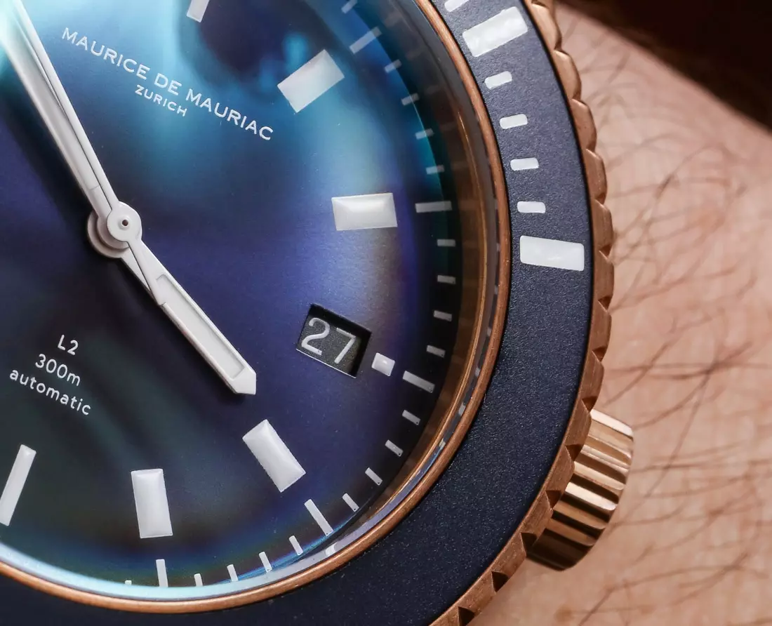 Recenze bronzových hodinek Maurice De Mauriac L2 Diver 5598_5